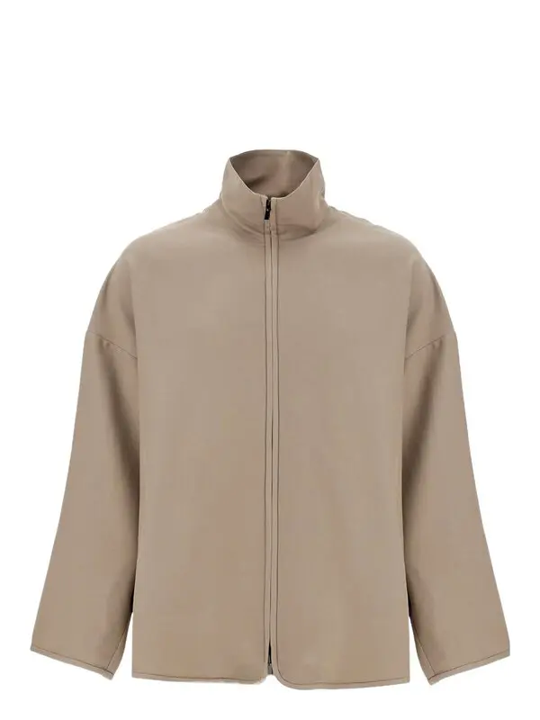Fear Of God High-neck Zip Jacket - Gray-beige