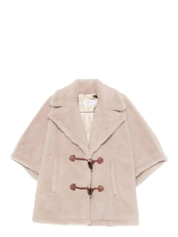 Max Mara Collared Toggle-fastening Coat - Nude