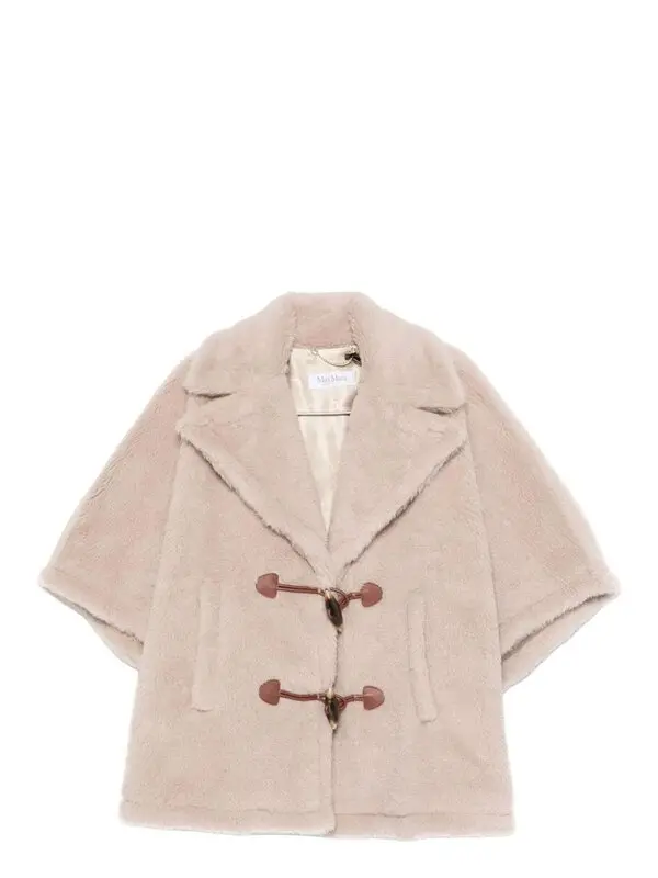 Max Mara Collared Toggle-fastening Coat - Nude