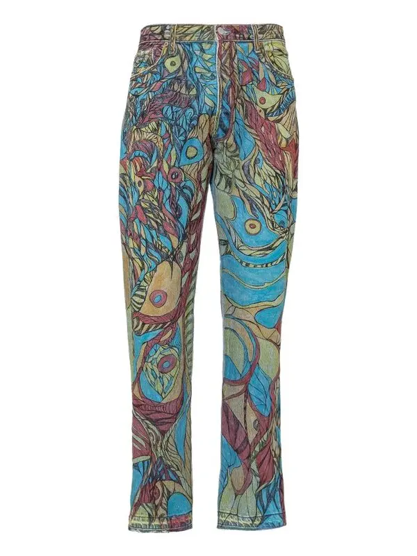 GALLERY DEPT. Printed Jeans - Blue