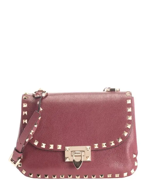 Valentino Garavani Studded Decorative Shoulder Bag - Red