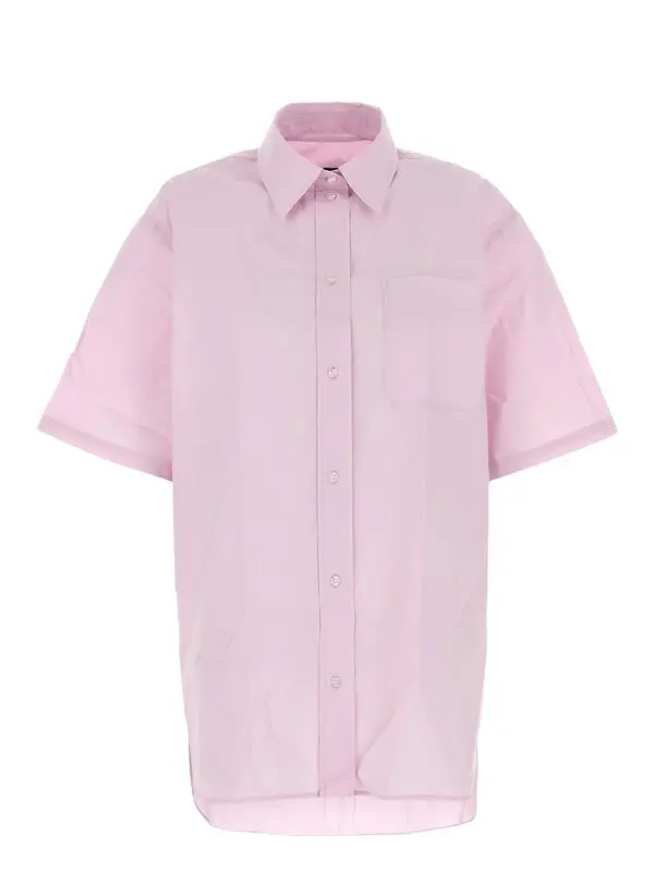 Soeur Bobbie Oversized Short-sleeve Shirt - Pink