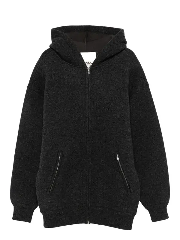 Isabel Marant Étoile Lanny Zip-up Knitted Jacket - Black
