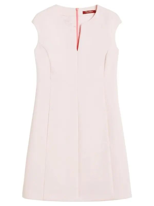Max Mara Mstgiunto V-neck Sleeveless Dress - Pink