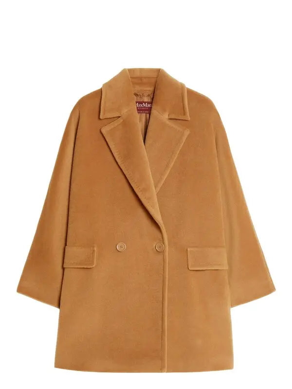 Max Mara Molo Double-breasted Coat - Camel