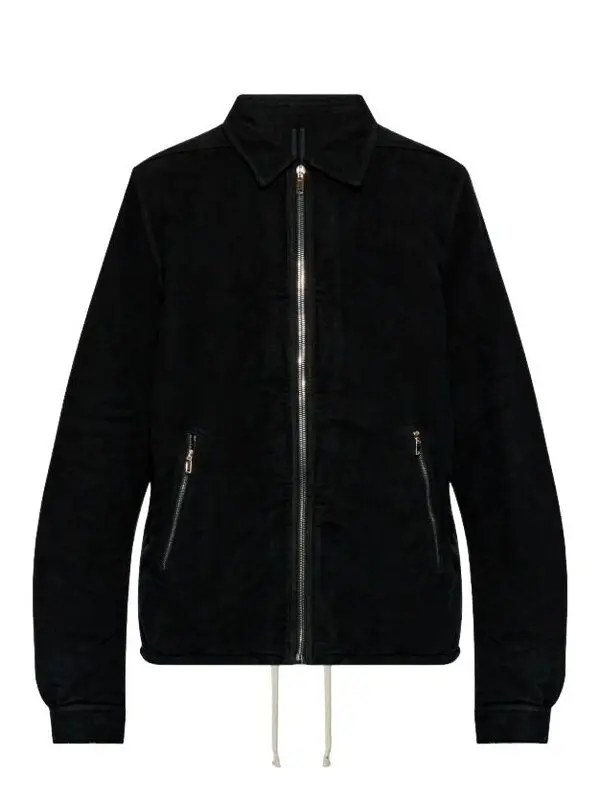 Rick Owens Porterville Zip-up Jacket - Black