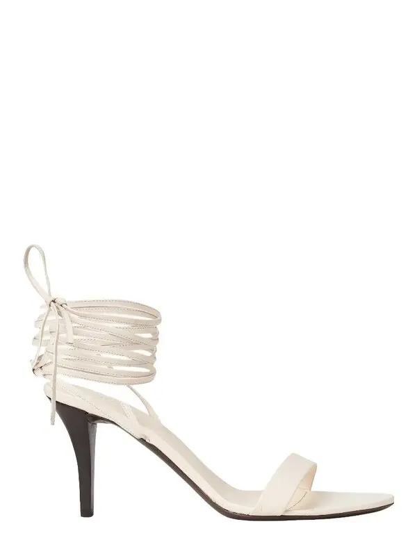 THE ROW Strap-up High-heeled Sandals - White