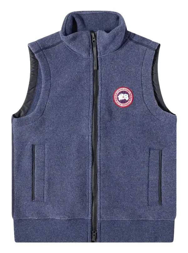 Canada Goose Mersey Logo Patch Gilet - Navy Blue