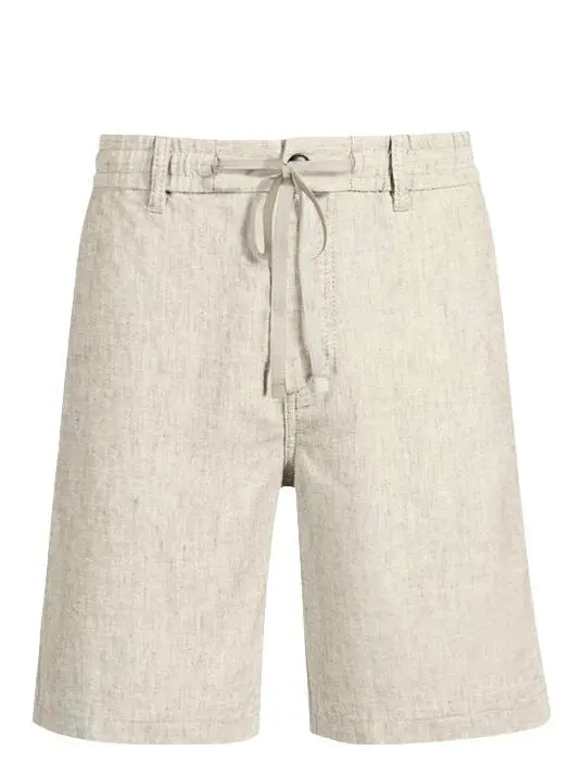 Hugo Boss Chino Shorts With Drawstring Waist - White