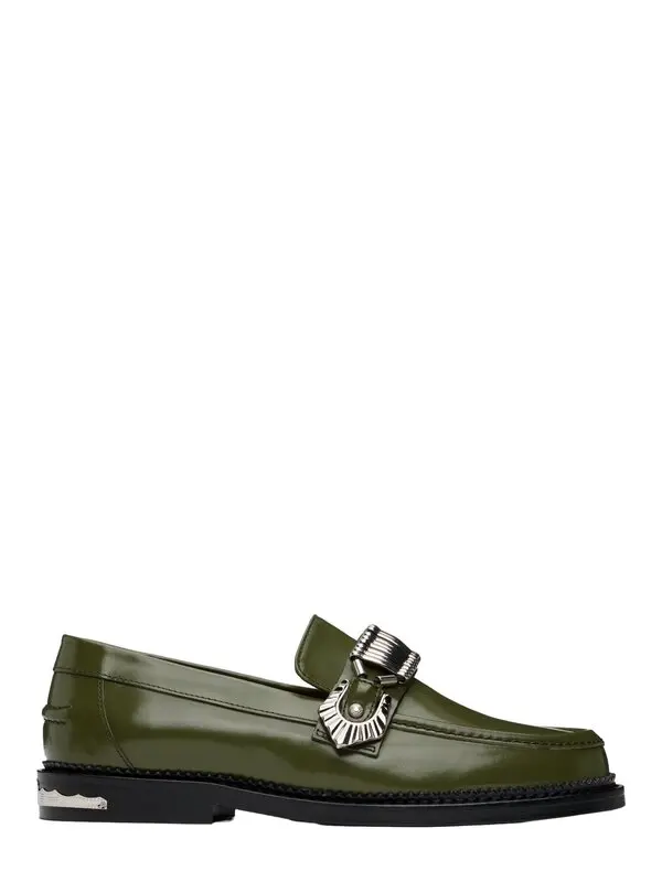 TOGA VIRILIS Polido Loafers - Green