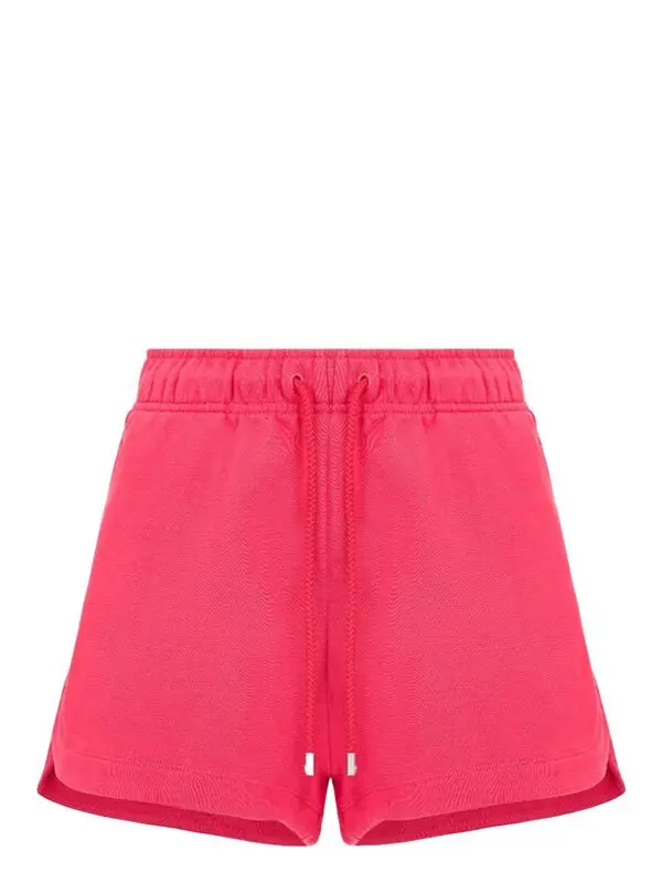Pinko Drawstring Monogram Shorts - Red