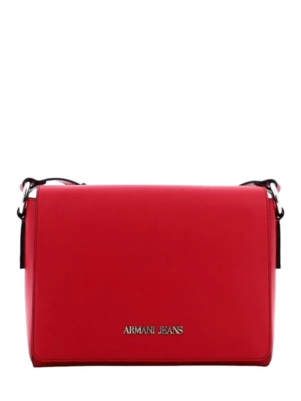 Emporio Armani Logo Shoulder Bag - Red