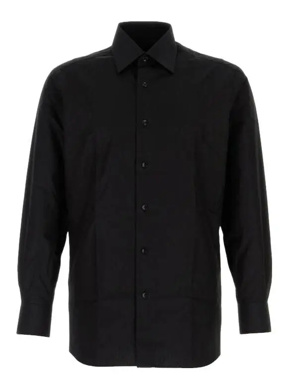 Brioni Long-sleeved Shirt - Black