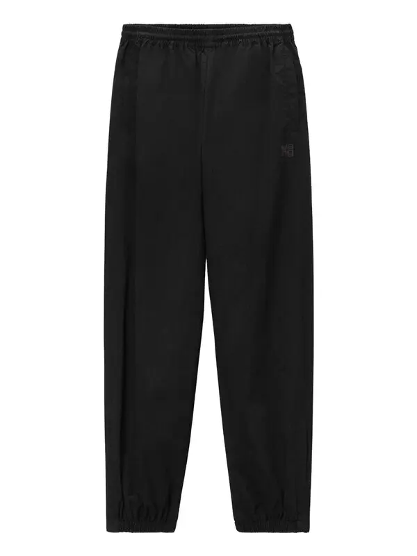 Alexander Wang Logo-print Oversized Track Trousers - Black