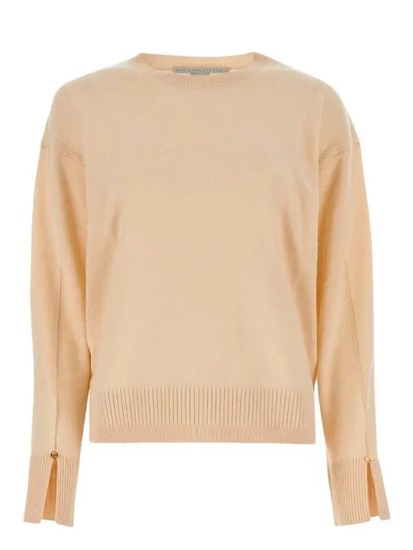 Stella McCartney Iconic Crewneck Long-sleeved Jumper - Nude