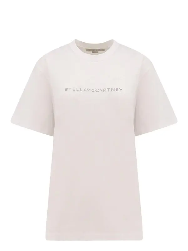 Stella McCartney Logo Crewneck T-shirt - White