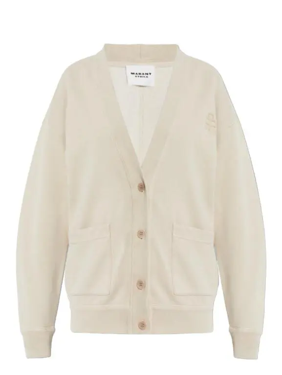 Isabel Marant Étoile Stephy Pocket Button Cardigan - Nude