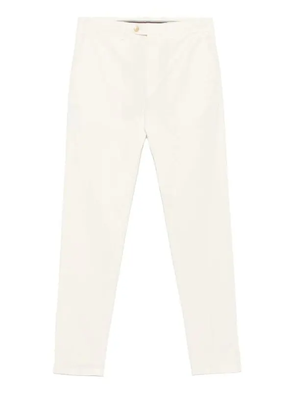 Canali Belt Loops Slacks - White