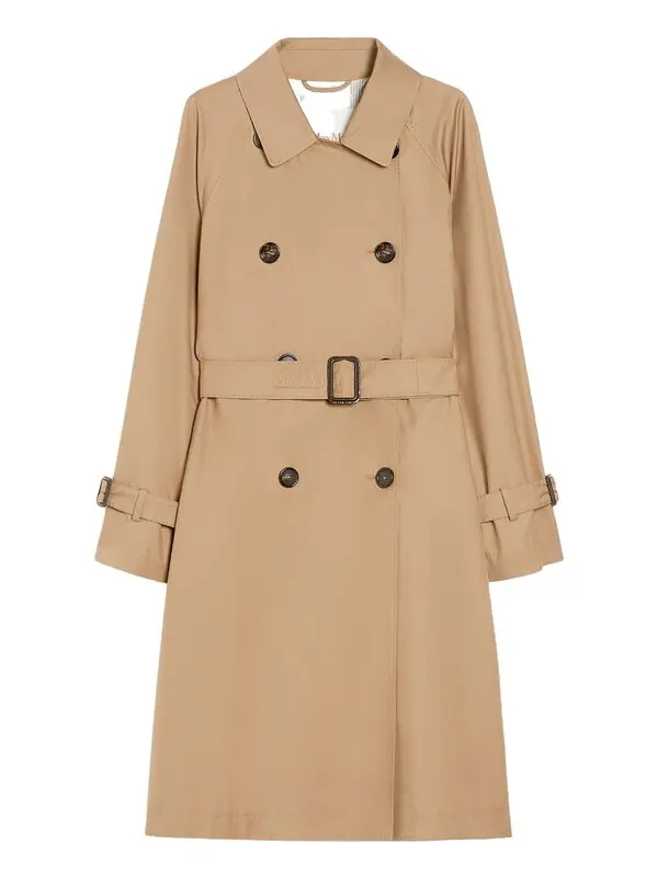 Max Mara The Cube Belted Trench Coat - Camel