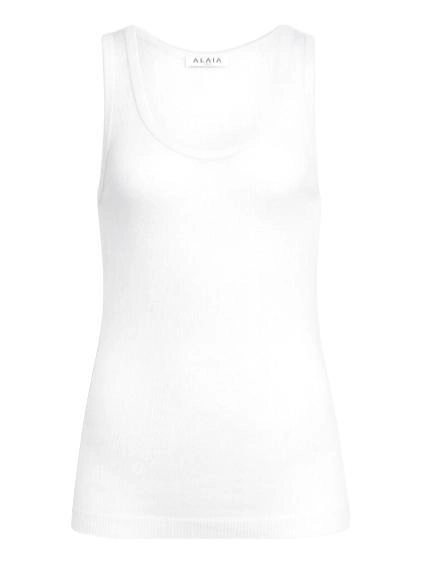 Alaïa Sleeveless Round Neck Tank Top - No