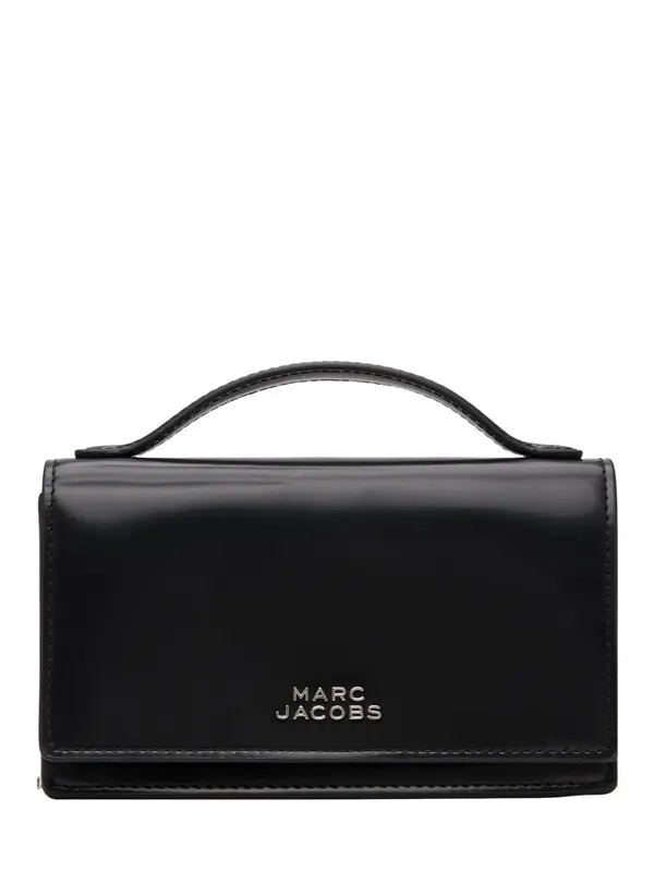 Marc Jacobs Logo Shoulder Bag - Black