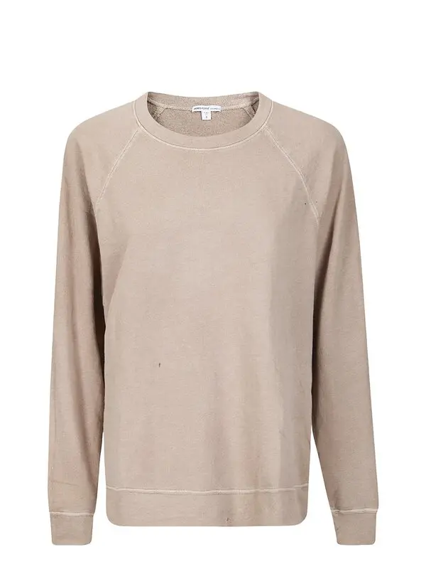 JAMES PERSE Relaxed French Terry Sweatshirt - Nude