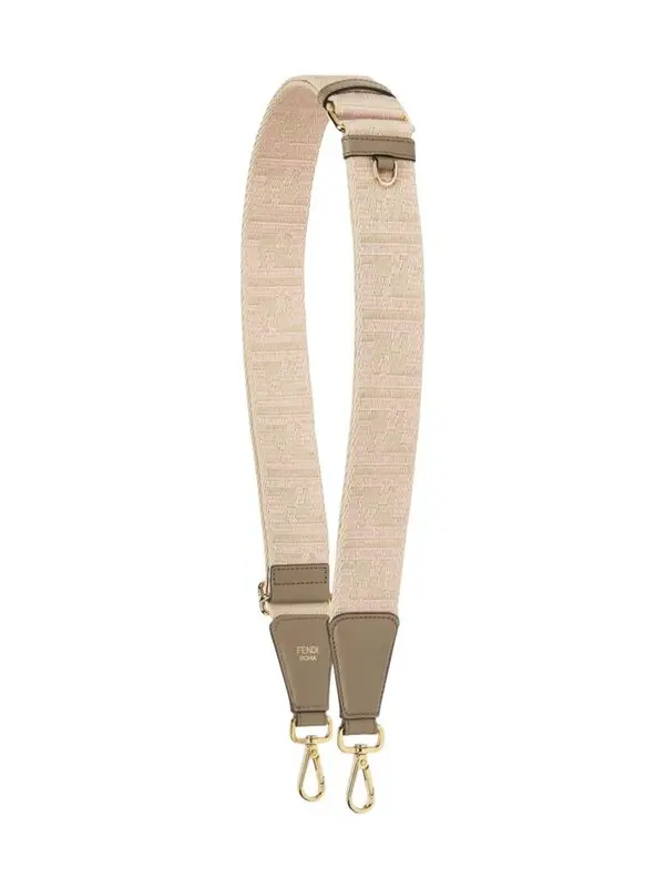 Fendi Beige Ribbon Shoulder Strap - Nude