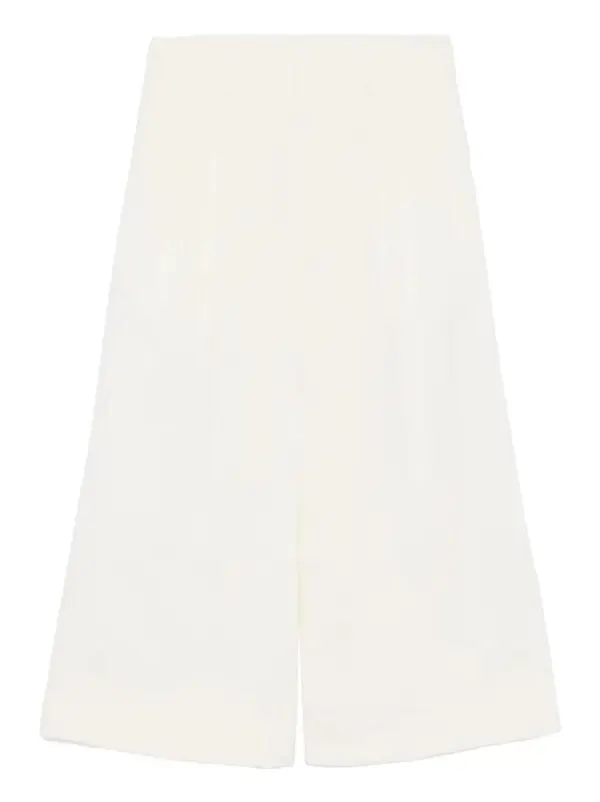 Comme Des Garçons Wool Trousers - White