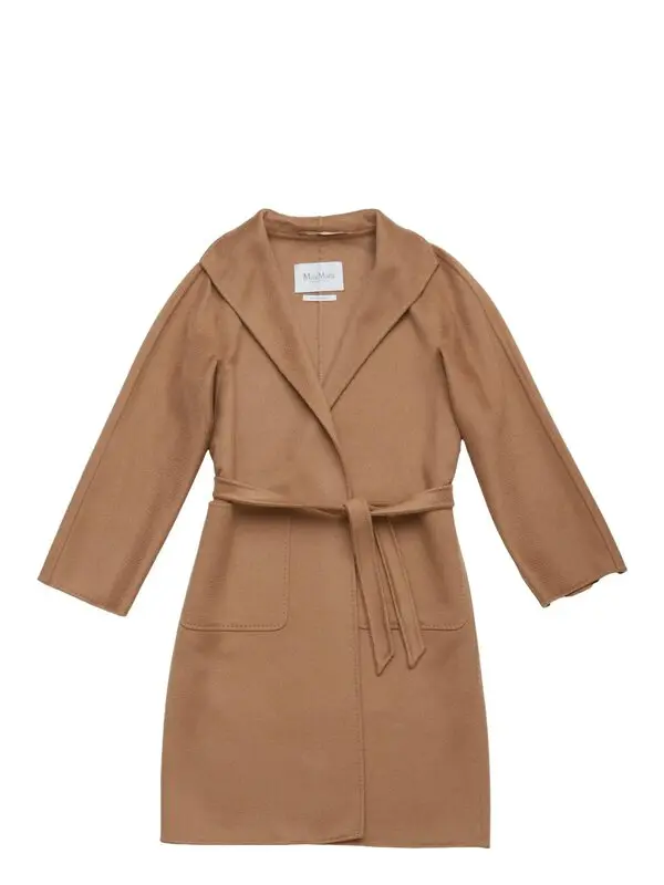 Max Mara Lilia Belted Long-sleeved Coat - Camel