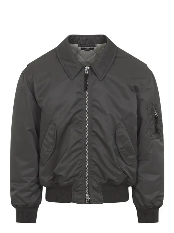 TOM FORD Zip-up Bomber Jacket - Black