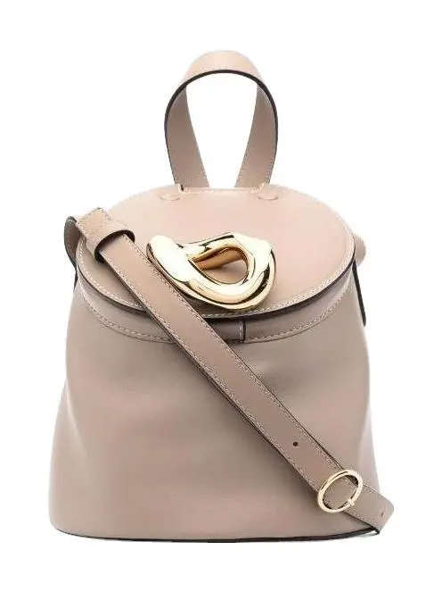 J.W.ANDERSON Jw Anderson Lid Bucket Bag - Nude