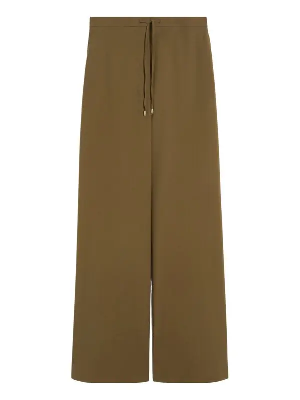 Max Mara Mstcorone Drawstring Trousers - Khaki