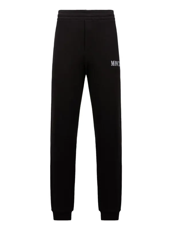 Moncler Embroidered Logo Track Pants - Black