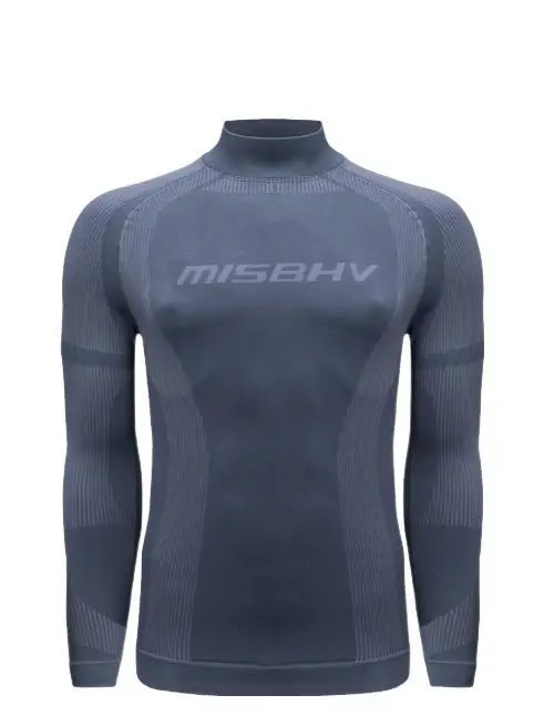 MISBHV Jacquard Striped Long Sleeve Jersey - Grey