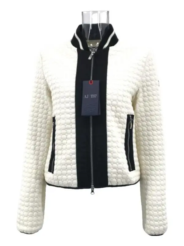 Emporio Armani Long Sleeve Zip Jacket - White