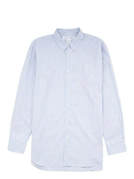 Comme Des Garçons Striped Shirt - Blue