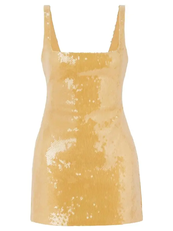 16Arlington Sequin Embellished Mini Dress - Nude