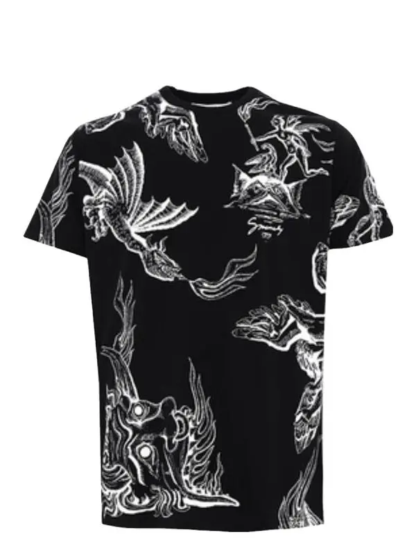 Givenchy T-shirt In The Sky - Black