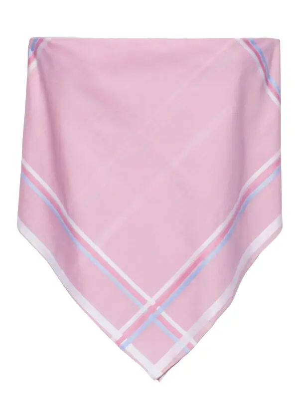 Prada Printed Cotton Bandana Top - Pink