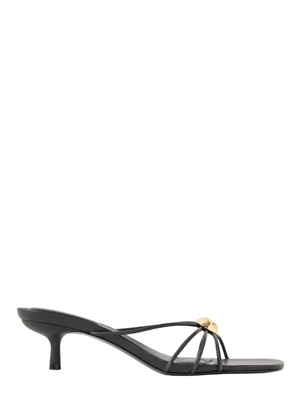 Simkhai Amaya Embellished High-heeled Sandals - Black