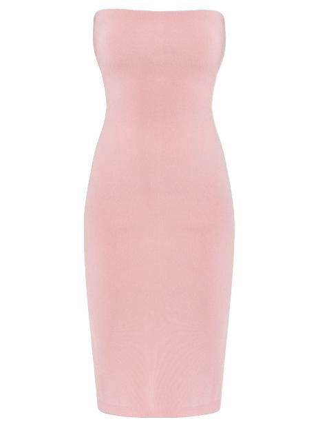 Jacquemus Sera Knit Dress With Button Detailing - Pink