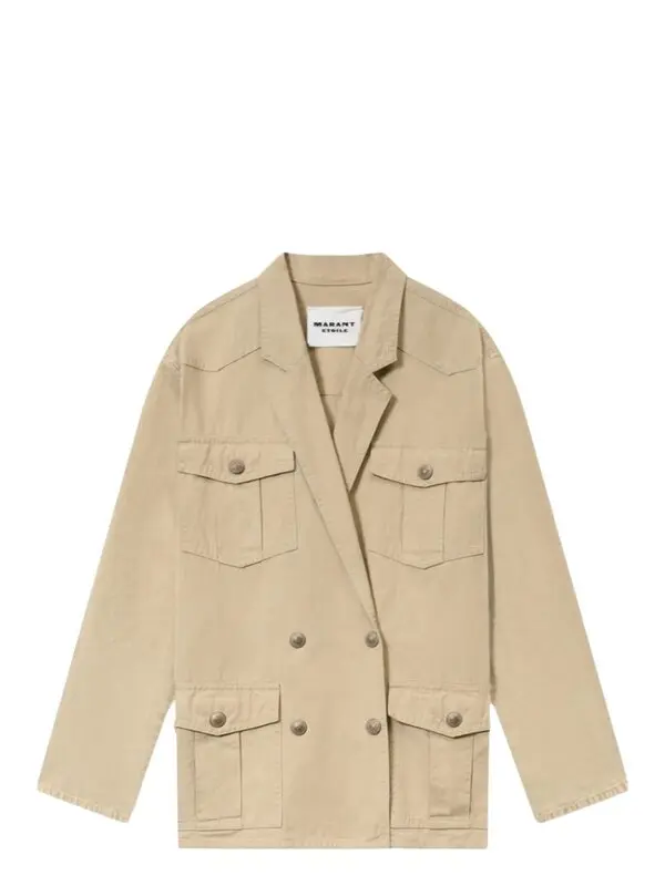 Isabel Marant Étoile Nevala Double Breasted Jacket - Beige