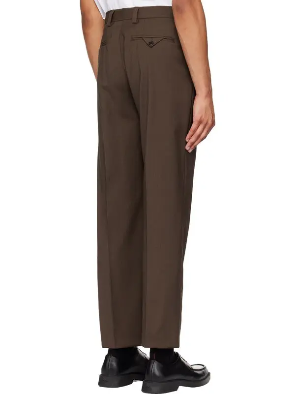 Hugo Boss Tailored Casual Pants - Brown