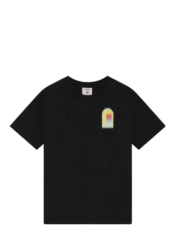Casablanca Larche Graphic T-shirt - Black
