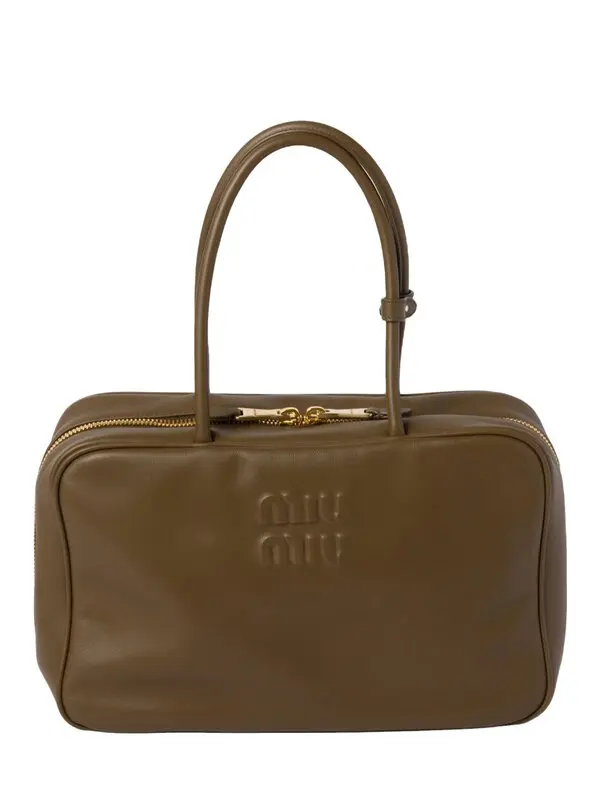 Miu Miu Top-handle Tote Bag - Tundra