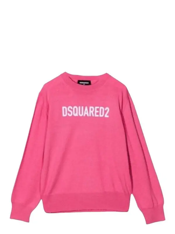 Dsquared2 Logo Printed Sweater - Pink