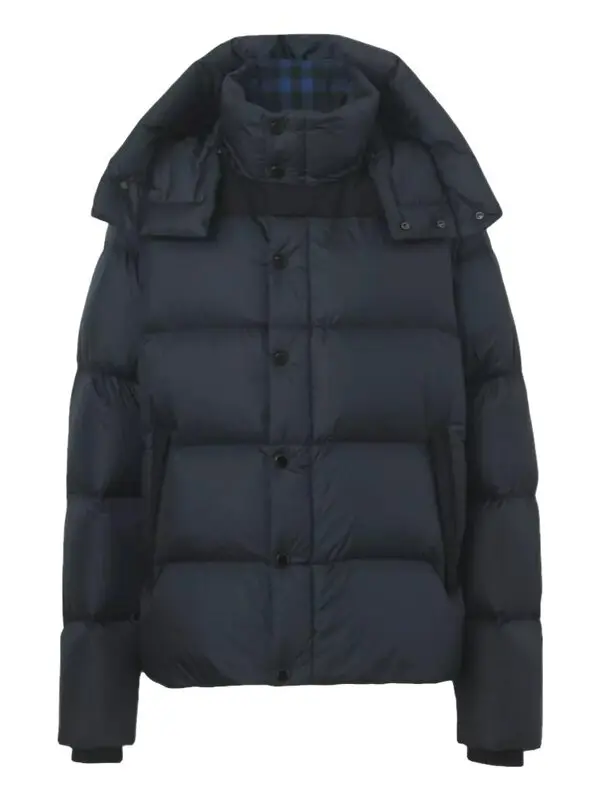 Burberry Convertible Padded Jacket - Blue