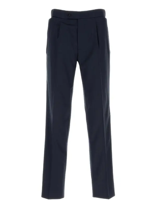 Brioni Firenze Pleated Trousers - Black