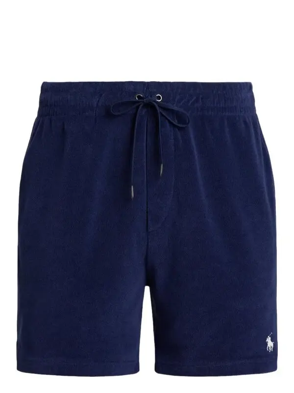 Polo Ralph Lauren Terry Drawstring Shorts - Black