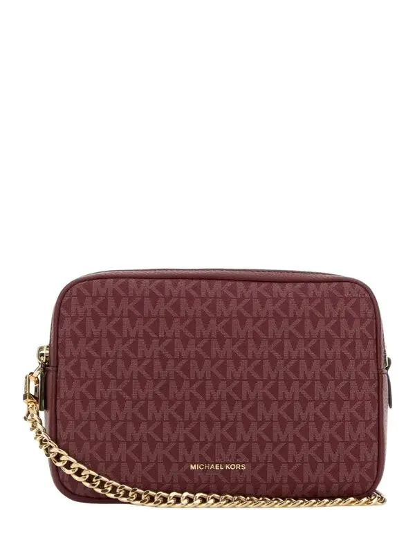 Michael Kors Bryant Monogram Crossbody Bag - Red